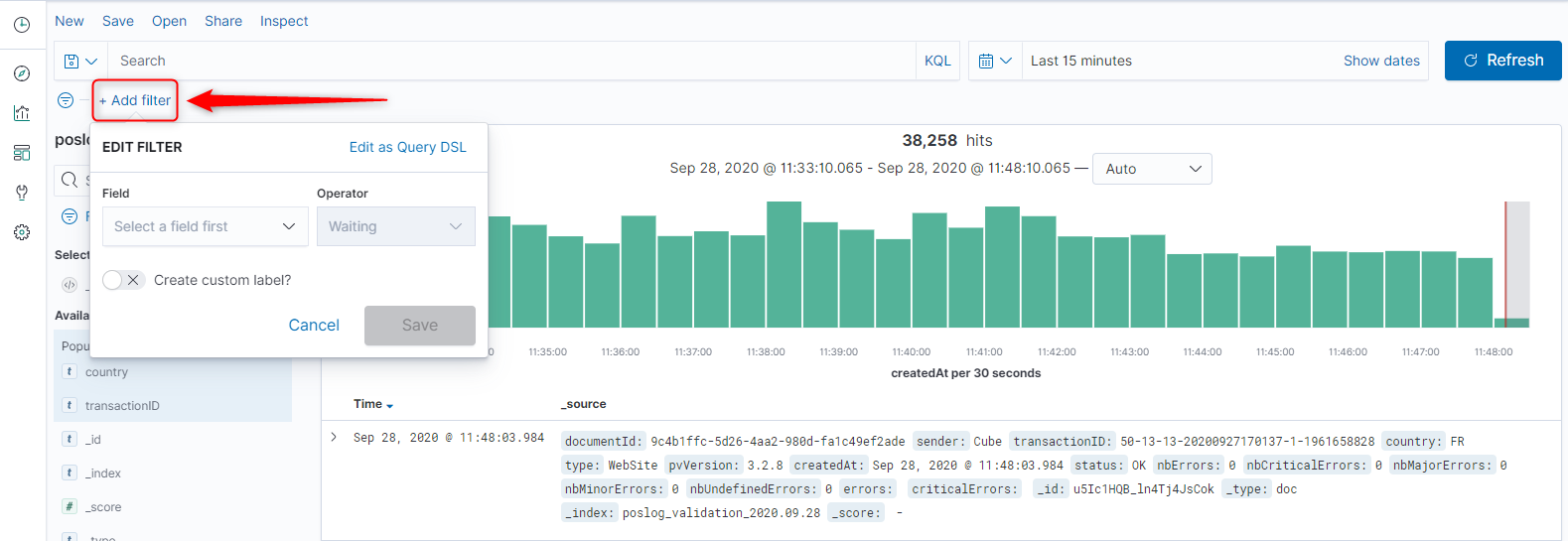 Check Quality Poslog :: Posdata Documentation