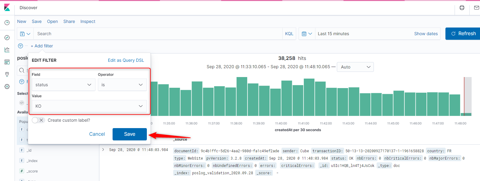 Check Quality Poslog :: Posdata Documentation