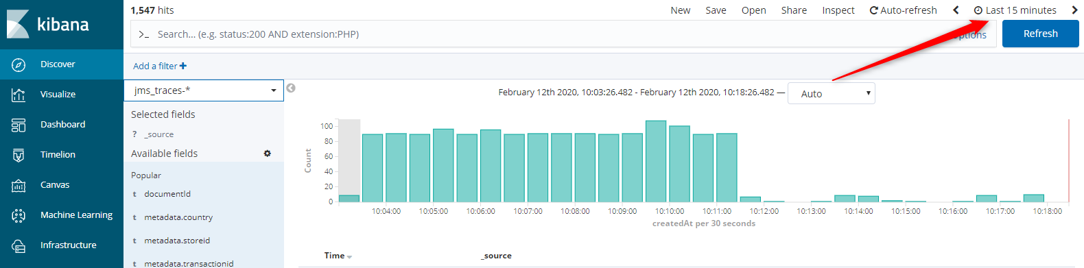 Traces sent by OpenEx API :: Posdata Documentation