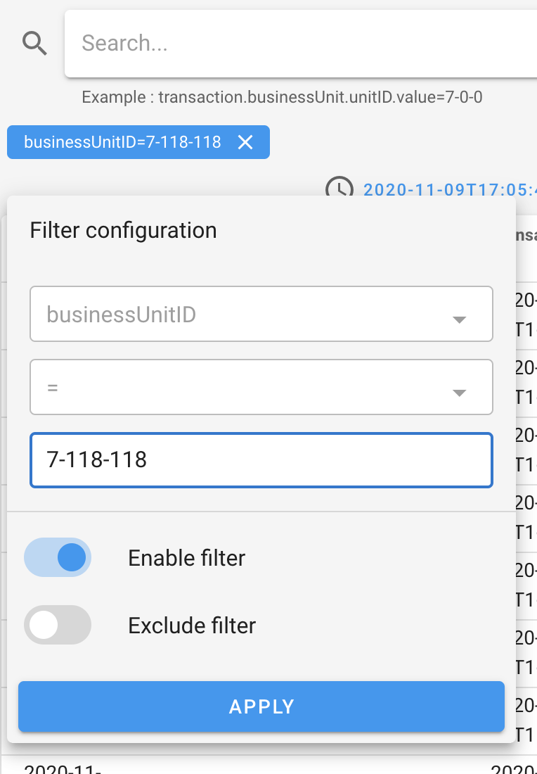 Get poslog from dashboard :: Posdata Documentation